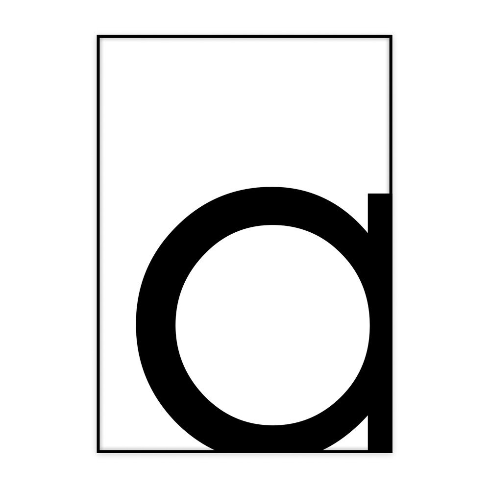 Plak t Imagioo Letter A 40 X 30 Cm Bonami