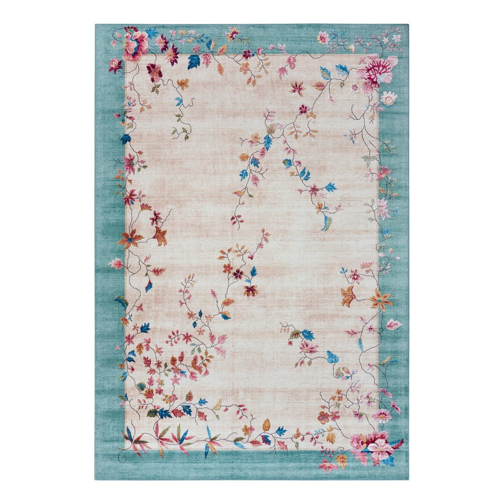 Krémovo-tyrkysový koberec 80x150 cm Amira – Hanse Home | Bonami