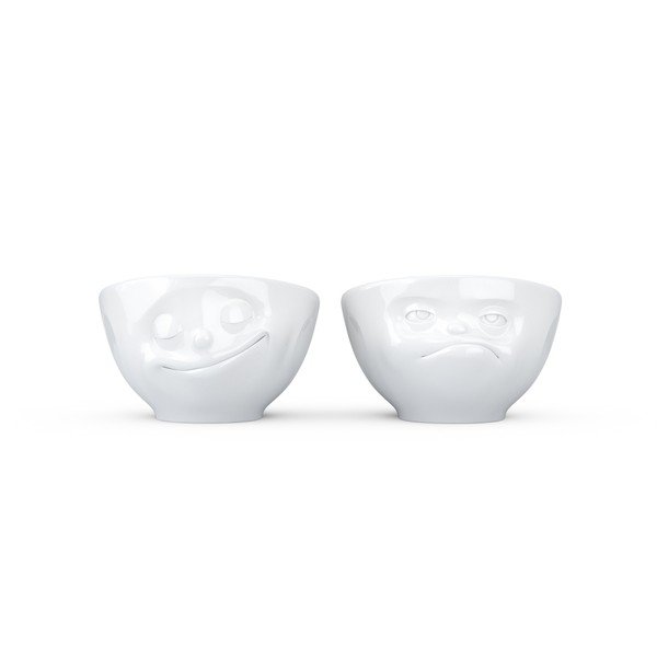 Sada 2 bílých porcelánových zamilovaných kalíšků na vajíčka 58products ...